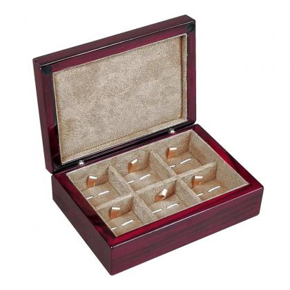 Custom Wooden Display Case Ring Organizer and Cufflink Box,Wooden ...