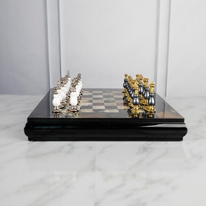 Custom Piano Lacquer Mdf Luxury Chess Board High Quality Chess Board ...